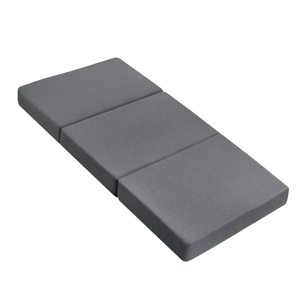 Giselle Bedding Foldable Mattress Folding Foam Bed Single Grey – The ...