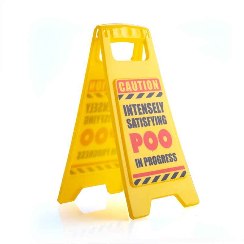 Poo In Progress Warning Sign – The Urban Emporium