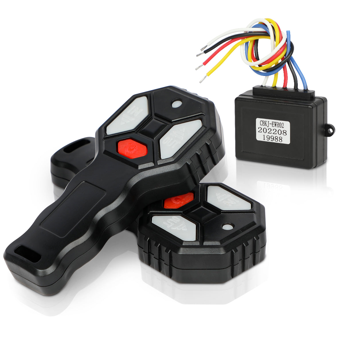 X-BULL 2x Wireless Winch Remote Control 12 Volt Handset Switch 150ft 4 ...