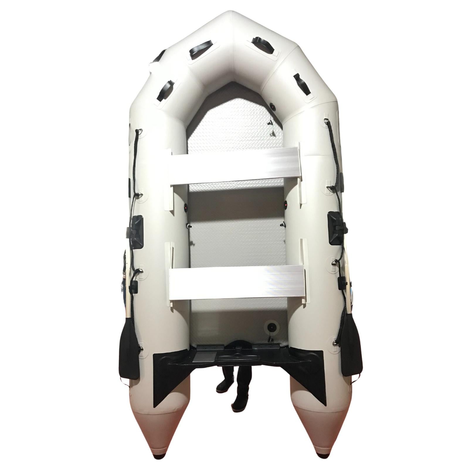 3.6M ( Grey ) Inflatable Boat Dinghy Tender Pontoon Rescue & Dive Boat ...