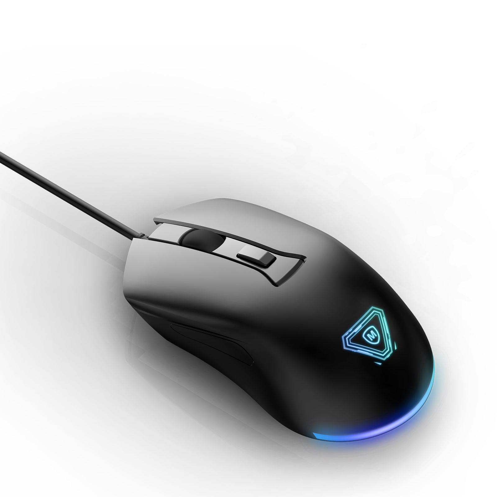 Gaming Mouse Rainbow Breathing LED 4 Buttons DPI Switch For Computer L ...