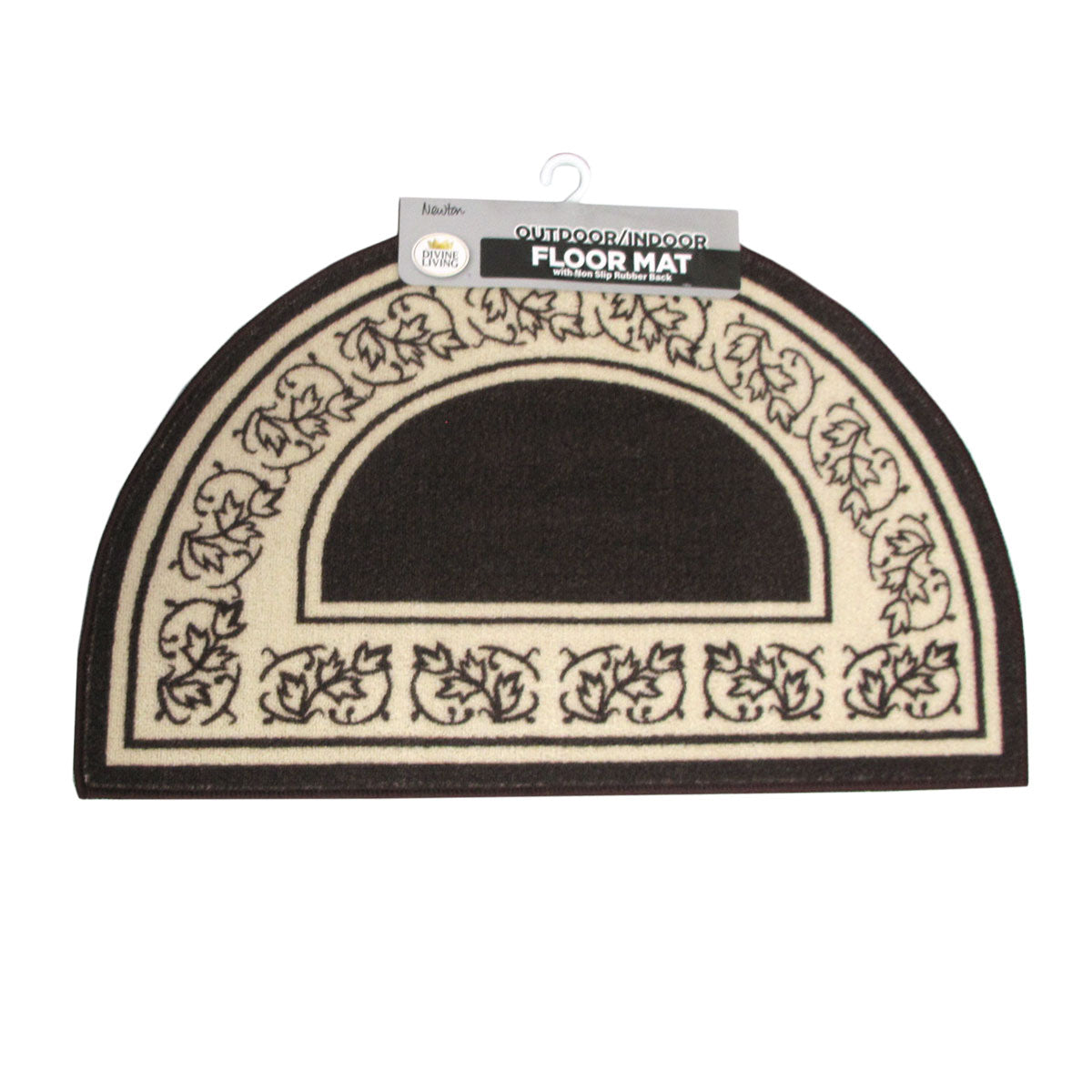 Newton Half Moon Floor Mat 50 x 80cm Coffee – The Urban Emporium